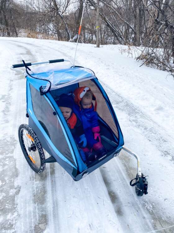 Review of Thule Coaster XT Bicycle Trailer - Chaka Blanford